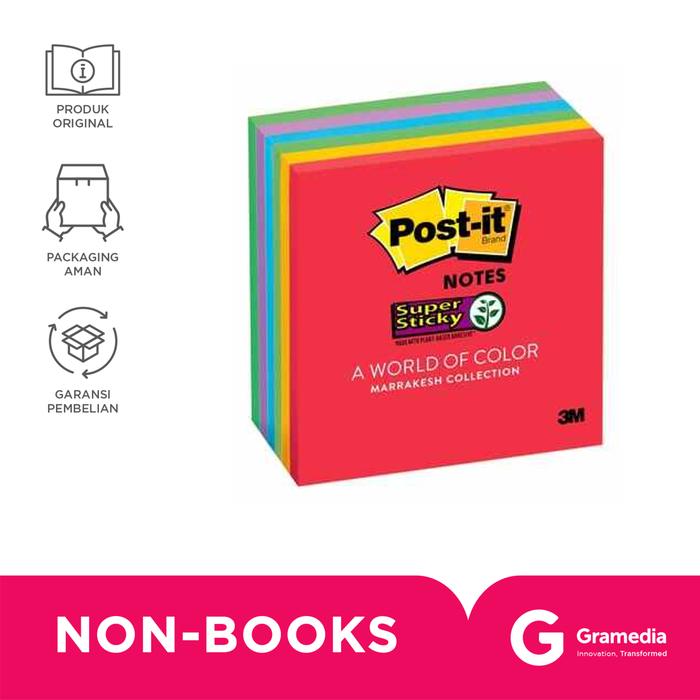 Jual 3M Post It Note 654-5 SSAN Super Sticky Notes - Jakarta Utara ...