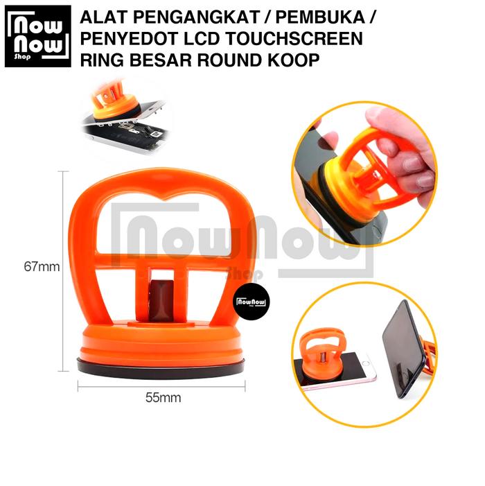 Jual ALAT PENGANGKAT PEMBUKA PENYEDOT LCD TOUCHSCREEN RING BESAR SUCKER ...