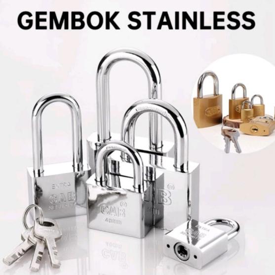 Jual Gembok stainless anti karat / gembok koper - 60 panjang - Kab ...