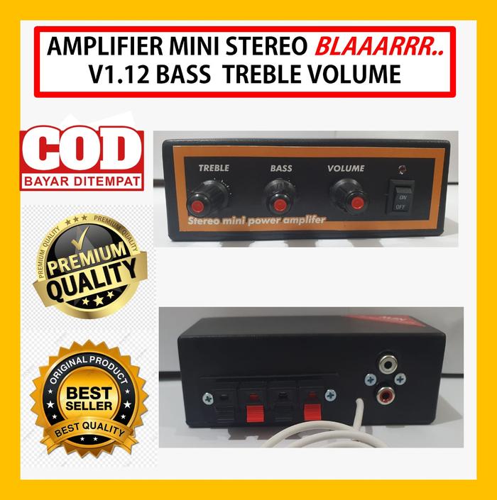 Jual Power Amplifier Bluetooth NO 12 Mini Stereo Ampli mini Audio Mini ...