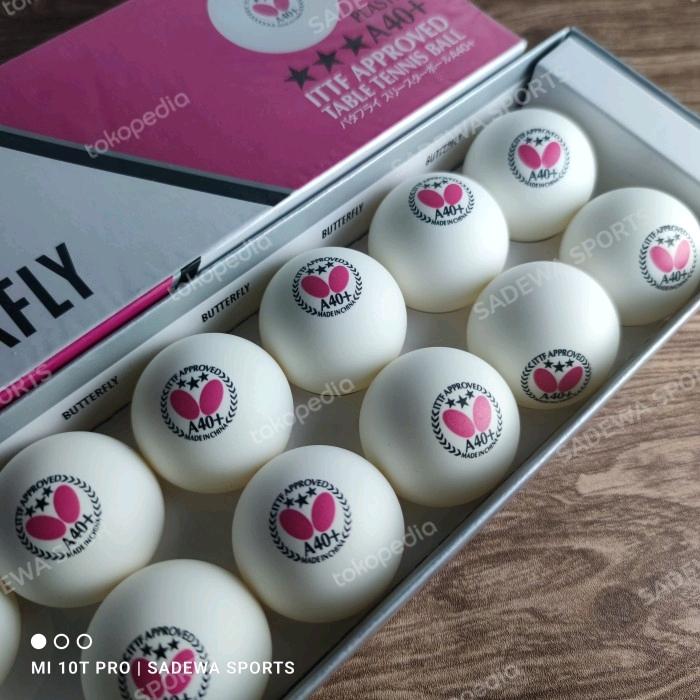 Jual BUTTERFLY A40+ 3 STAR || BOLA PINGPONG TENIS MEJA ORIGINAL HARGA 1 pcs - Jakarta Timur ...