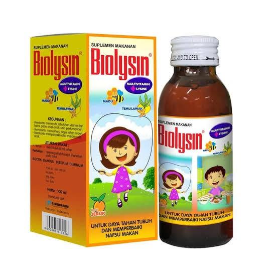 Jual Biolysin Syrup Botol 60 ml, Multivitamin Anak - Kota Malang ...