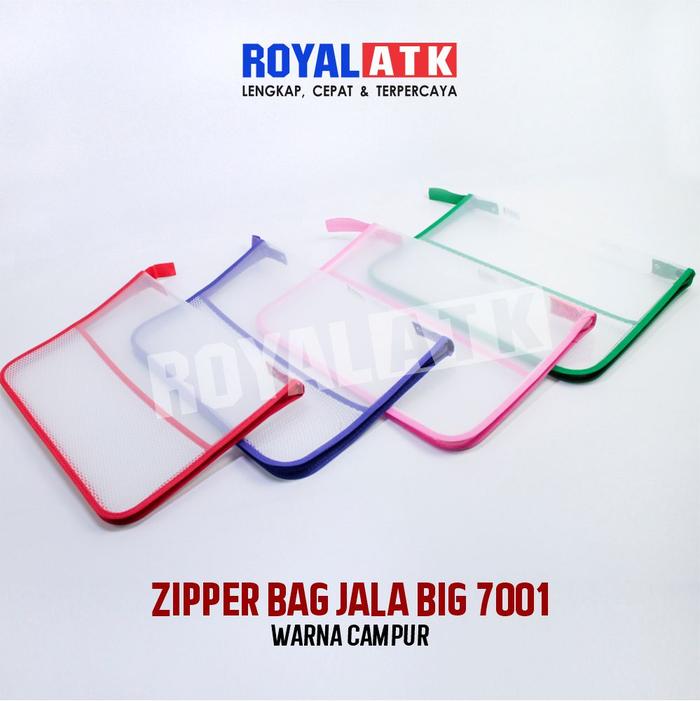 Jual BIG Map Resleting Zipper Bag Plastik Jaring - Kota Malang - Royal ...
