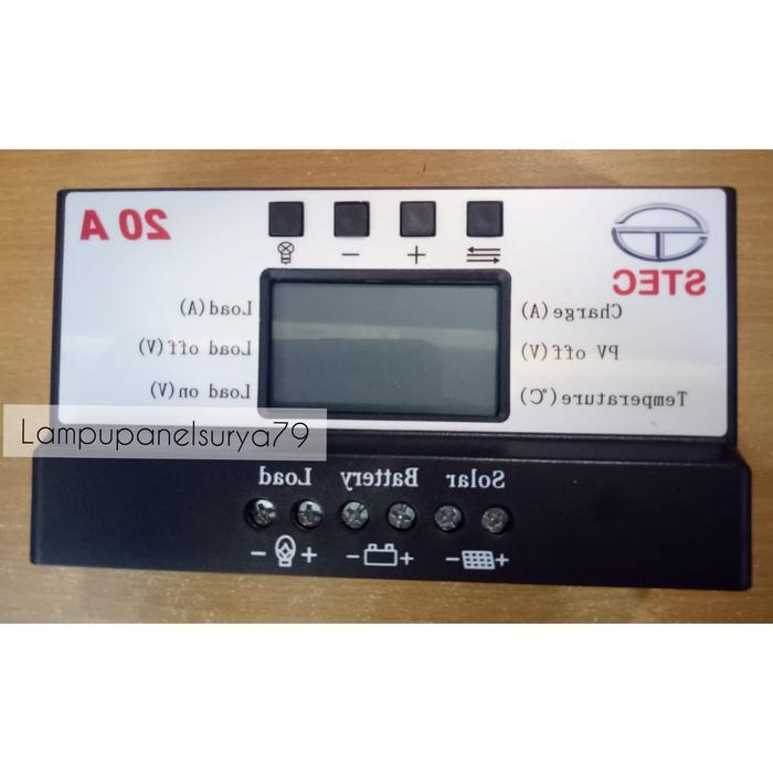 Jual Solar Charge Controller 20A STEC 20A 12/24V Digital Display - Jakarta Barat ...