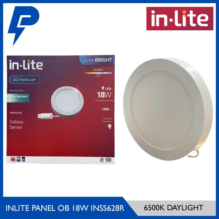 Jual INLITE Downlight LED Panel Outbow Bulat 18W INSS628R - 6500K PUTIH ...
