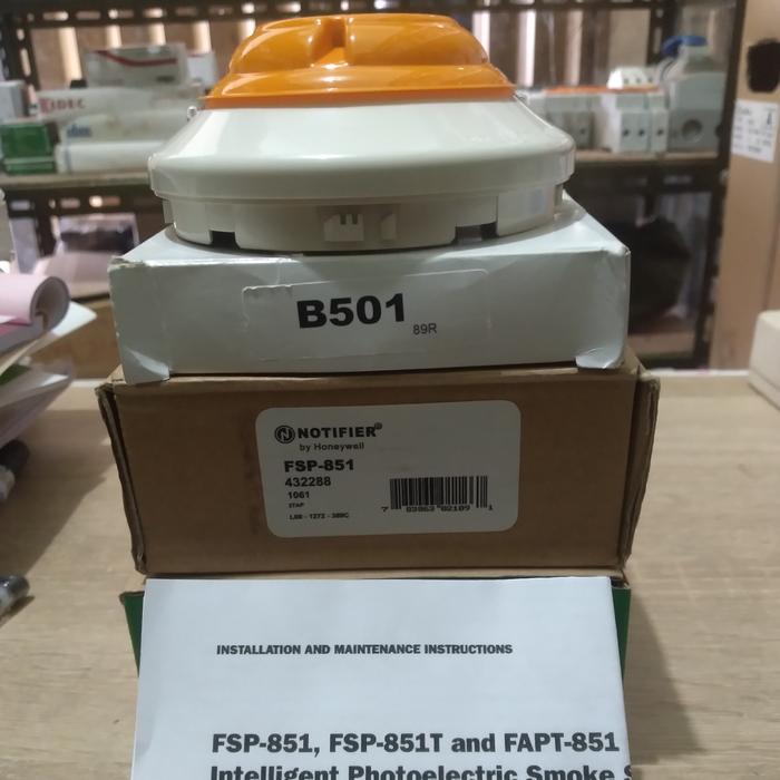 Jual Smoke Detector Notifier FSP-851+ Base B501 Honeywell. 100% ...