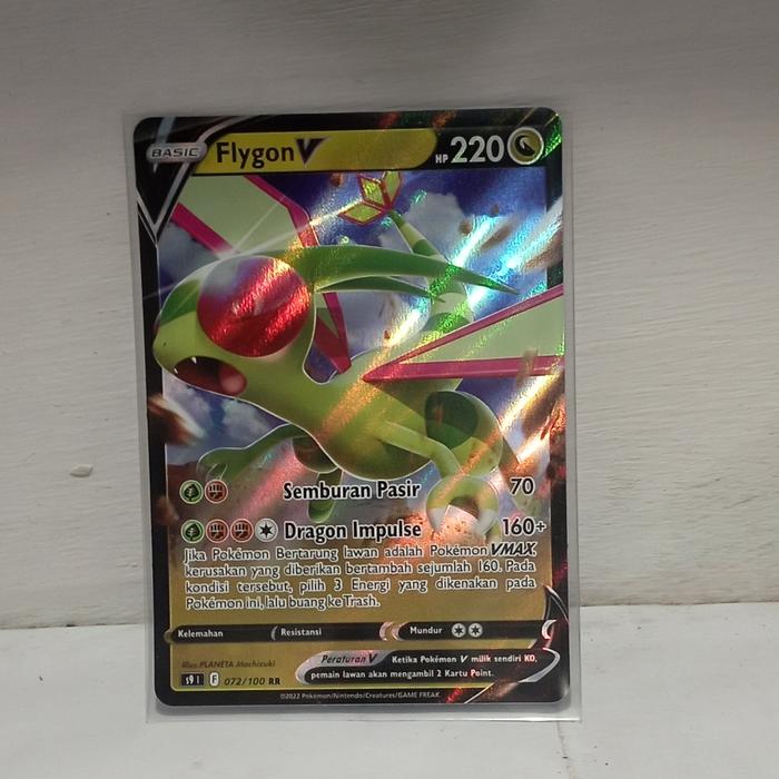 Jual flygon v RR 072/100 S9 KARTU POKEMON INDONESIA - Jakarta Timur ...