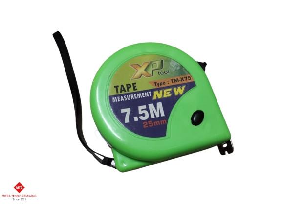 Jual Meteran 7.5M Manual Stop / Measuring Tape 7,5 Meter XP Tool Model ...