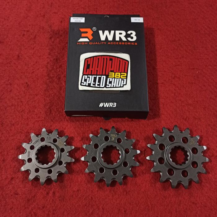 Jual Gear Gir Depan WR3 520 13T 14T 15T Honda CBR250RR CBR 250RR - Kota ...