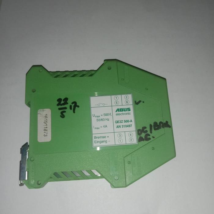 Jual Rectifier HOIST Crane ABUS Electronic Type GE3Z-500A AN 310497 Ori - Jakarta Barat ...