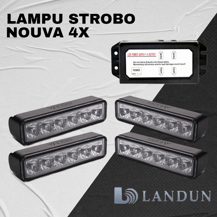Jual LANDUN NOUVA 4X Lampu Strobo Grill Mobil - Jakarta Pusat - Landun ...