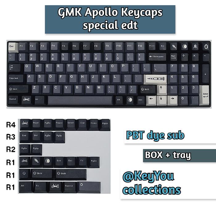 Jual Keycaps GMK Apollo special edition starry stargaze not xda ...