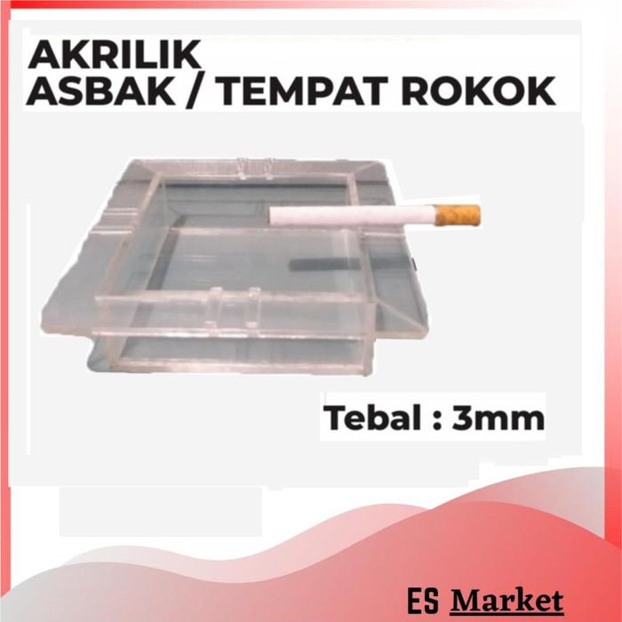 Jual Akrilik Asbak Rokok / Akrilik Tempat Asbak Rokok/ Akrilik Tempat ...