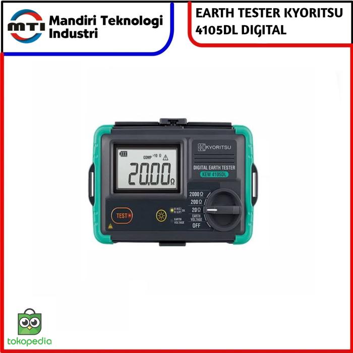 Jual EARTH TESTER KYORITSU 4105DL DIGITAL GROUNDING TESTER ARDE - Kota ...