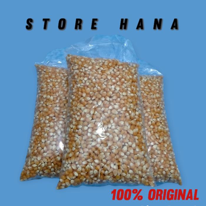 Jual jagung popcorn mentah king pop import non gmo kemasan repack 1 ...