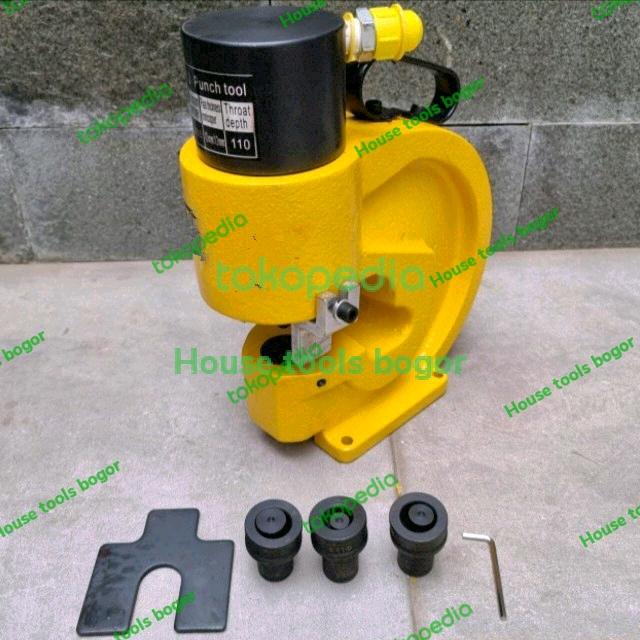 Jual hydraulic busbar punching 10 mm 31 ton - alat pelubang besi ...