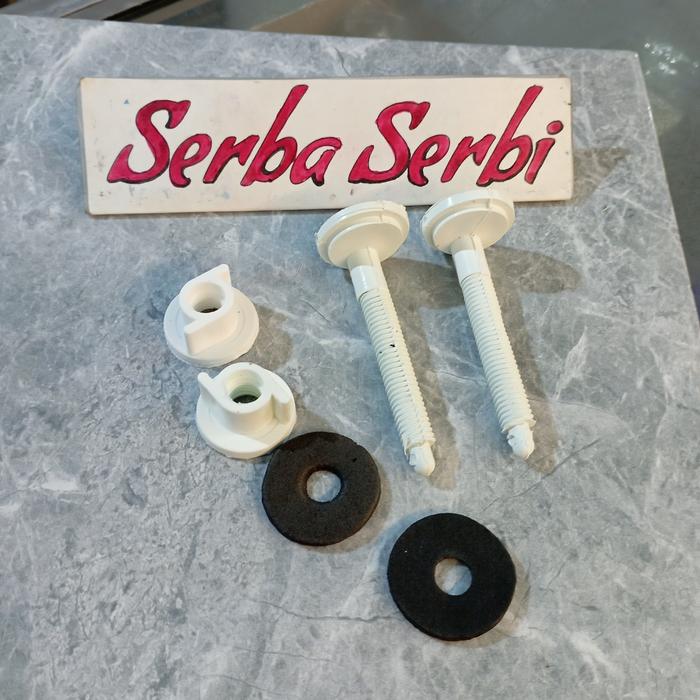 Jual Baut tutup closet kloset duduk Pvc universal - Kota Pekanbaru ...