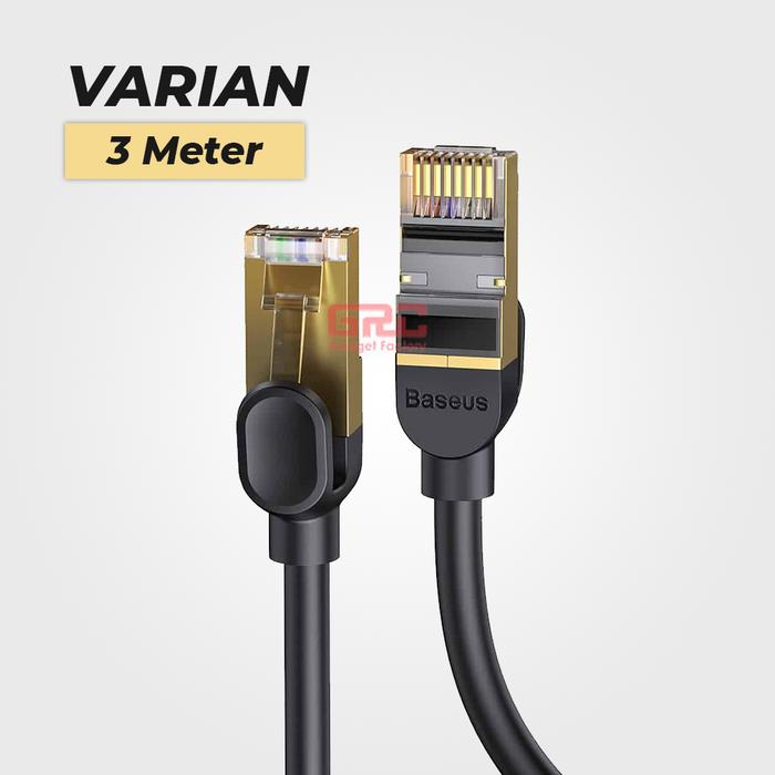 Promo Kabel LAN RJ45 10 Gigabit Baseus High Speed Seven Round Network ...