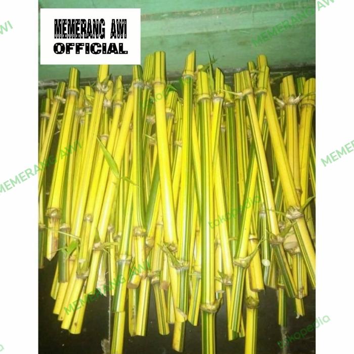 Jual batang bambu kuning kecil 40 cm - Kab. Bogor - MEMERANG AWI ...
