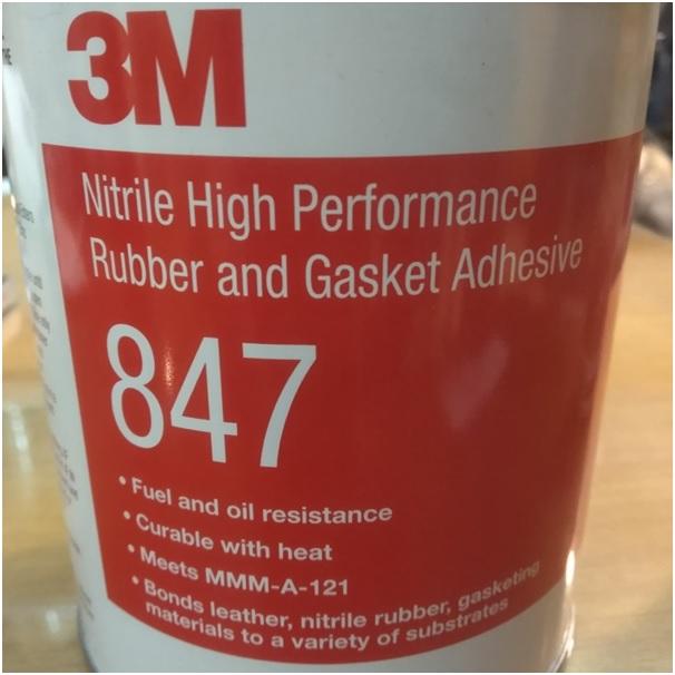 Jual nitril high performance rubber gasket adhesive scoth 3M 847,Lem ...