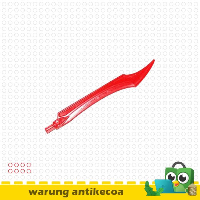 Jual LEGO Part: Red Hero Factory Weapon Blade with Curved Tip - Kota ...