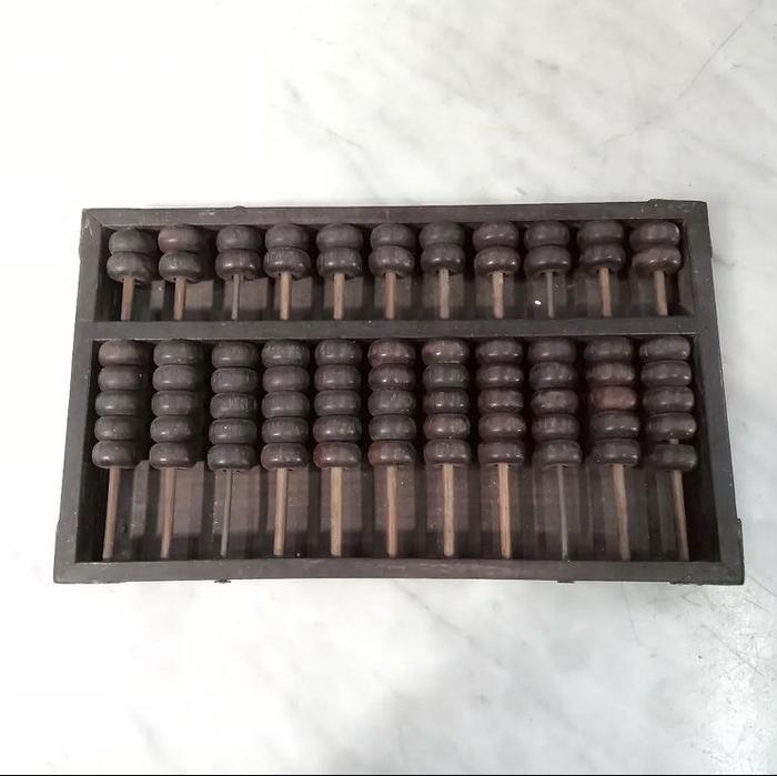Jual Alat Hitung Sempoa Kayu Jati Lawas Jadul Tua Antik - Kota ...