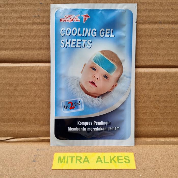 Jual Cooling Gell Sheets. Kompres Dingin Penurun Demam. Cooling Gel pad ...