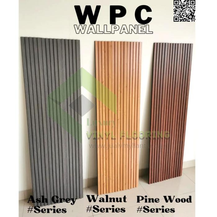 Jual READY WPC Wallpanel wood uk. 15cm x 1,5m tebal 10mm - Walnut ...