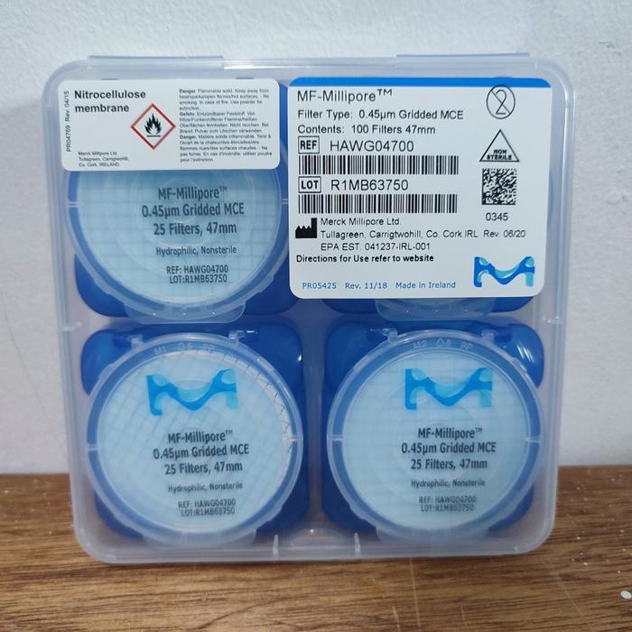 Jual MCE Membrane Cellulose Filter 47mm 0.45um HAWG04700 MF Millipore - Kota Bekasi - Science ...