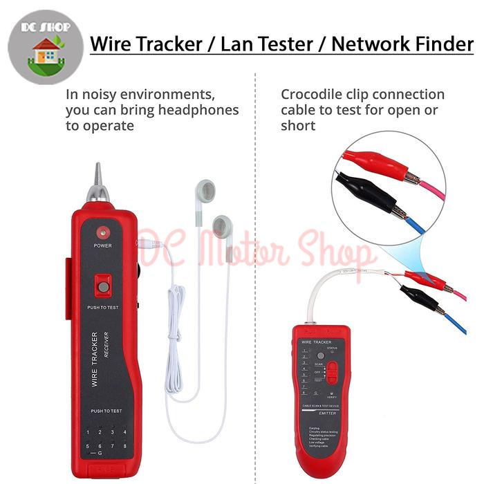Jual Lan Tester Wire Tracker Kabel Jaringan Network Finder Rj45 Rj11 ...
