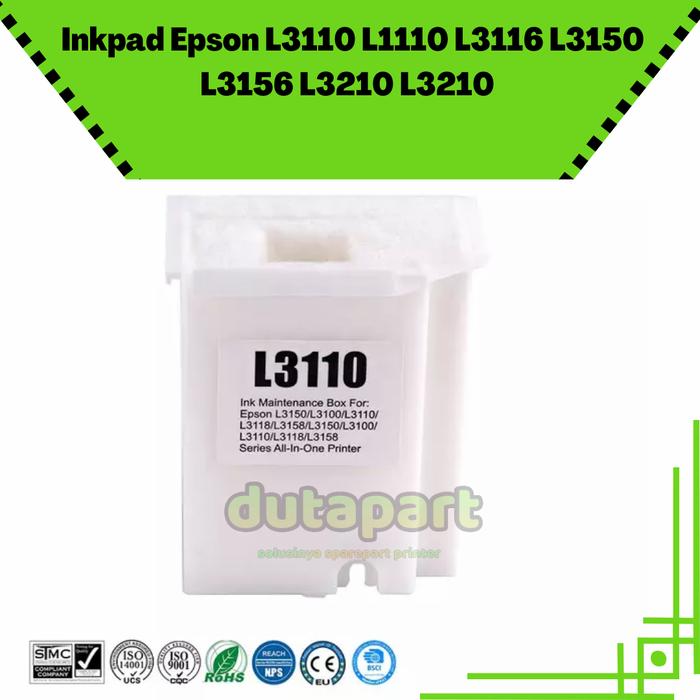 Jual ink pad bisa maintenance Box epson l3110 l3150 L1110 l4150 L3210 ...