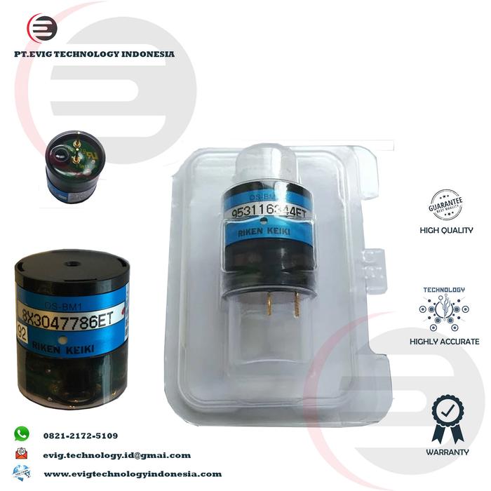 Jual Sensor Oksigen O2 OS-BM1 RIKEN KEIKI GX-8000 - Kab. Subang - PT ...