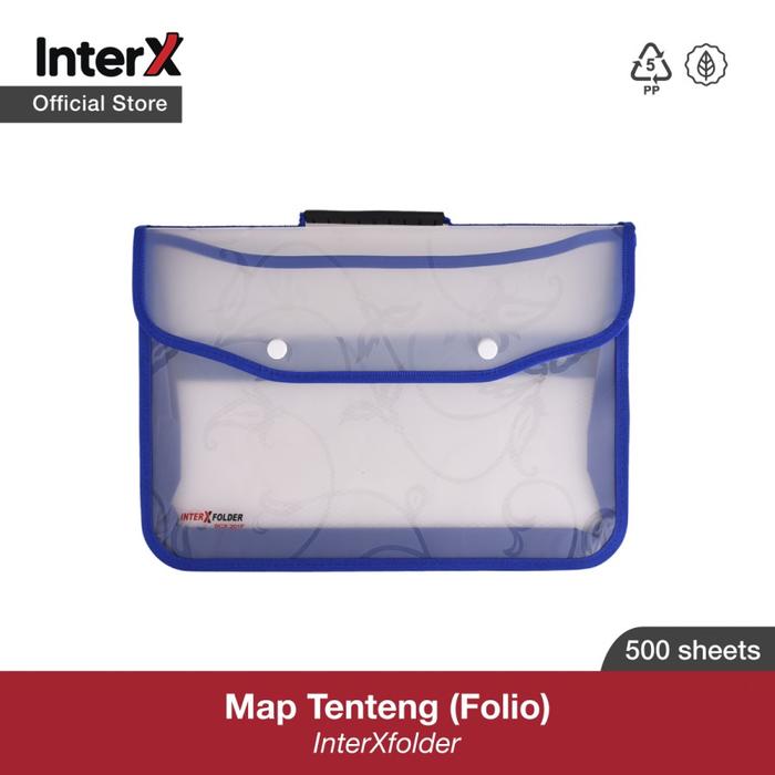 Jual MAP INTER-X BRIEF CASE FLORA FOLDER FC - Red - Jakarta Barat ...