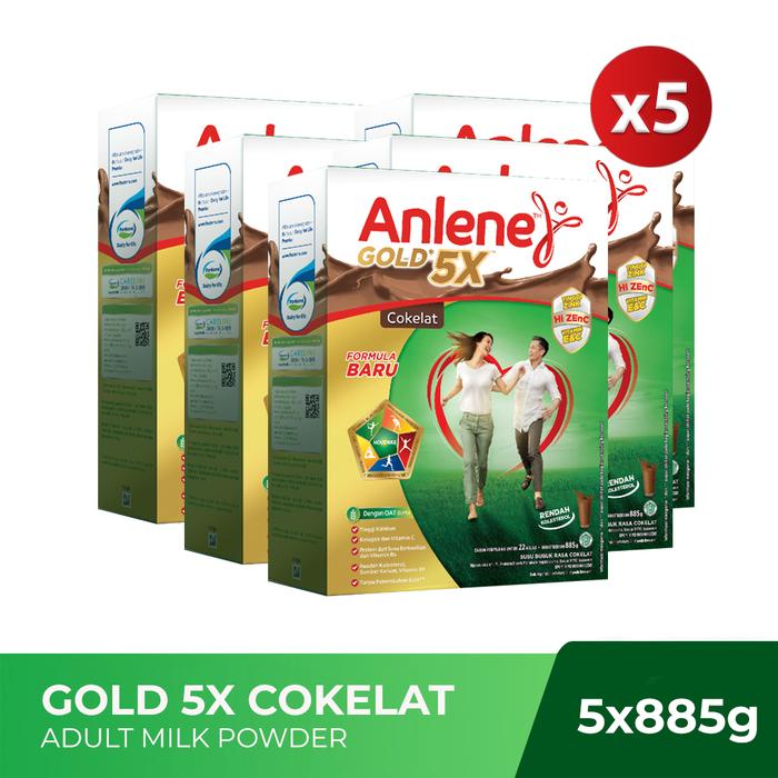 Promo Anlene Gold 5X Susu Bubuk Cokelat 5 x 850g-Tulang, Sendi & Otot ...