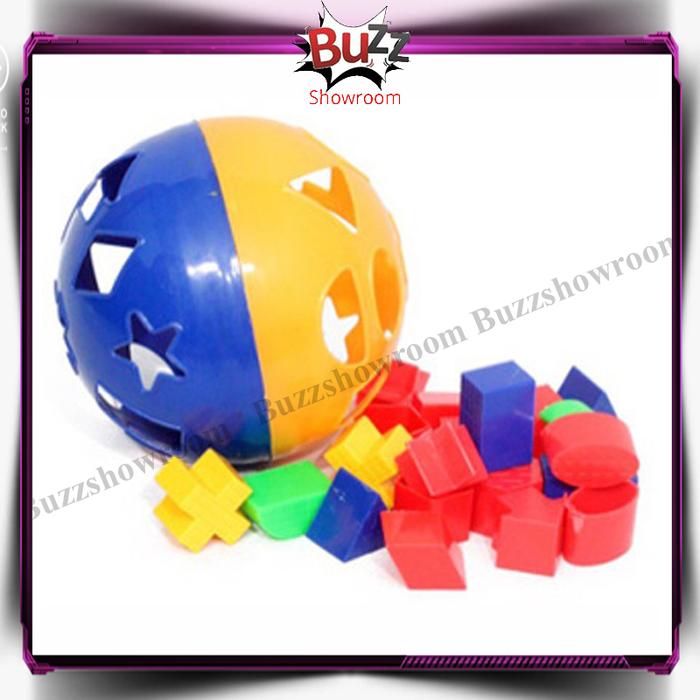 Promo Puzzle Ball Sorting Puzzle Block Mainan Edukasi Anak Bola Pintar ...