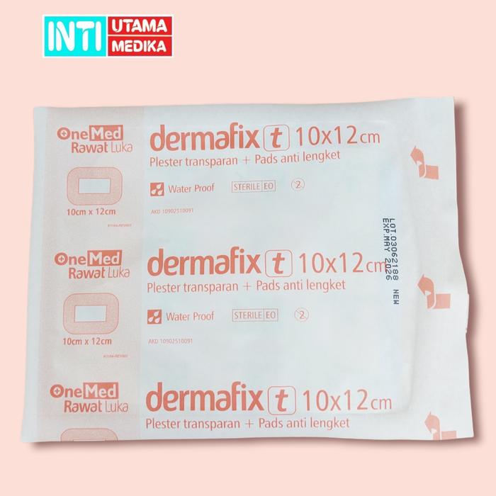 Jual Dermafix 10x12cm Plester Transparan Dermafix T Plester Tahan Air ...