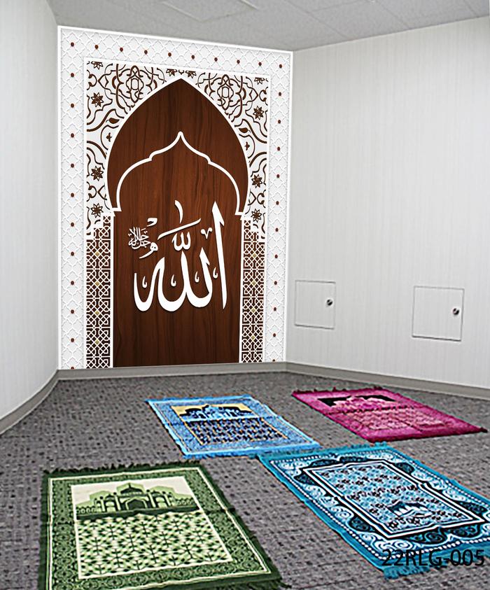 Jual Wallpaper Custom Mural Photowall Background Motif Mushola Religi ...