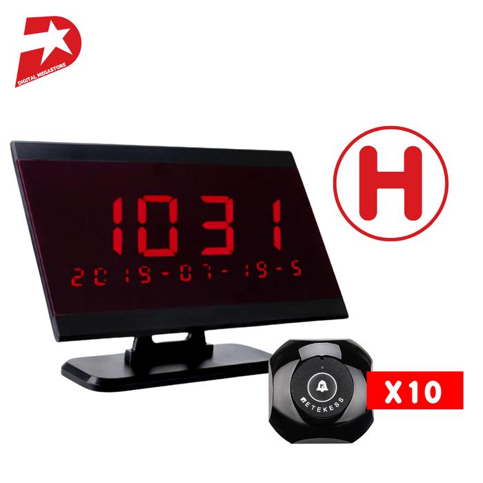 Jual KOLMI Display Wireless Calling System Pager Portable Restoran - H ...