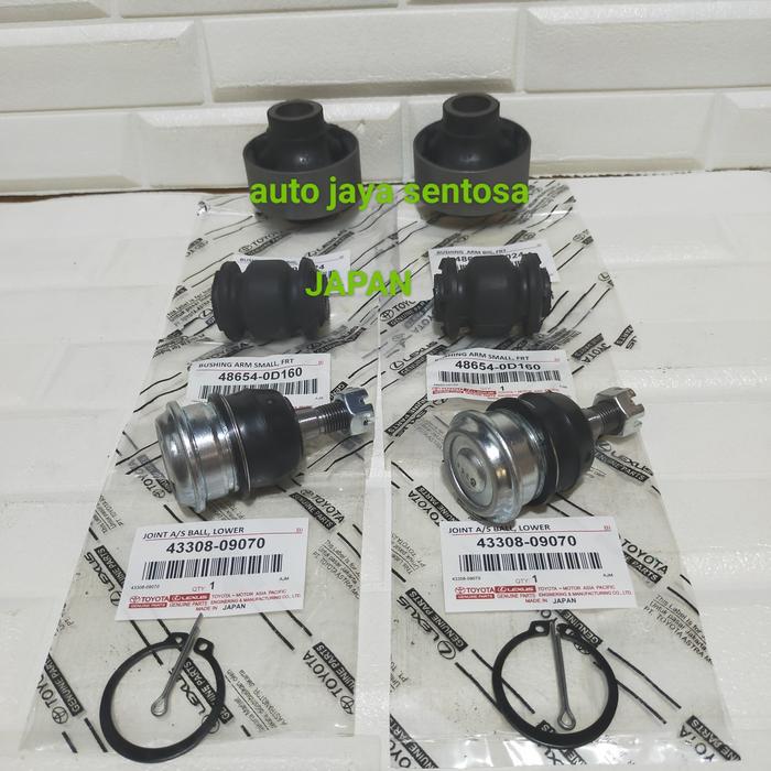 Jual 1set bushing lower arm besar kecil ball joint sienta vios yaris ...