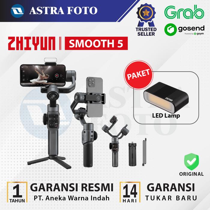 Promo Zhiyun Smooth 5 Gimbal Stabilizer Smartphone HP Garansi Resmi Original Cicil 0% 3x ...