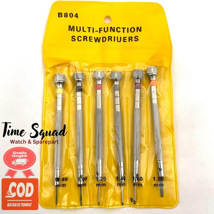 Jual Obeng minus set alat servis jam tangan tool kit set jam tangan - Jakarta Utara - TIME SQUAD ...