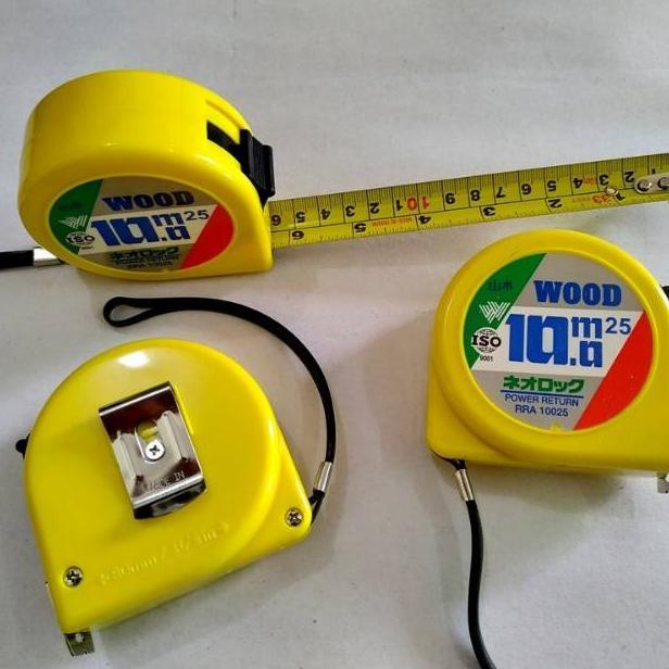 Jual Meteran PVC 10M Wood/METERAN/ALAT UKUR /MEASURING TAPE - Kab ...