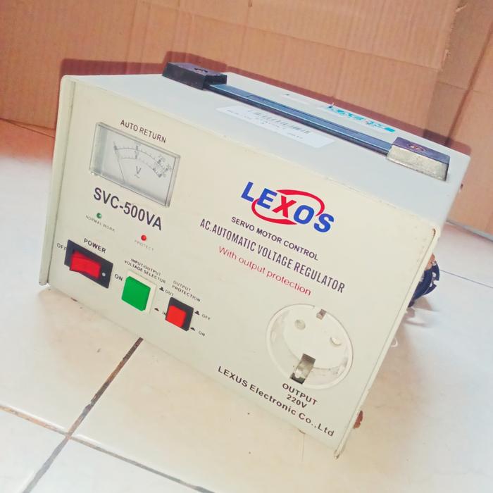 Jual stavolt lexos stabilizer SVC -500va servo motor control di jual ...
