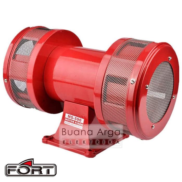 Promo FORT Siren MS 590 Motor Sirine MS590 220VAC 50Hz S 293 Sirene ...