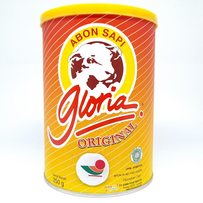 Jual GLORIA ABON SAPI ORIGINAL KLG 250gr | KEMASAN KALENG ASLI SALATIGA ...