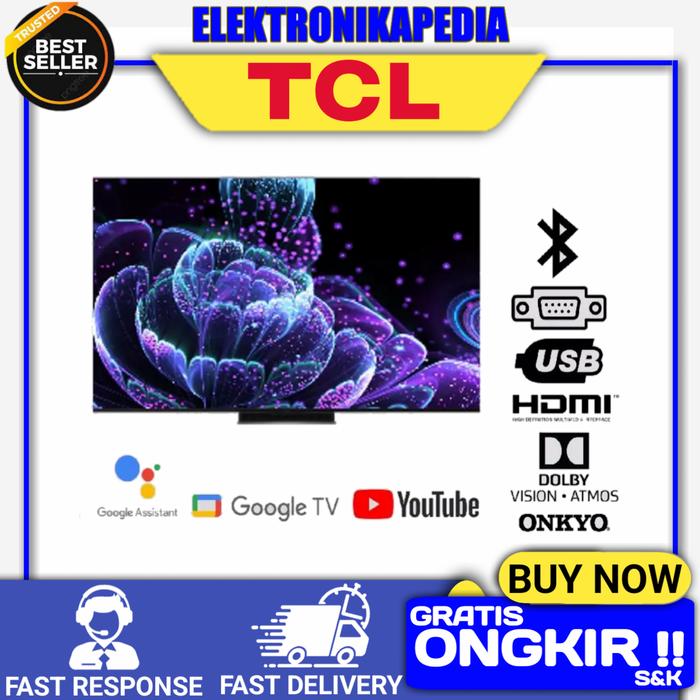 Jual TCL LED 55C835 C835 GOOGLE TV 55 INCH SMART TV 4K UHD - Kota Bekasi - Elektronikapedia ...