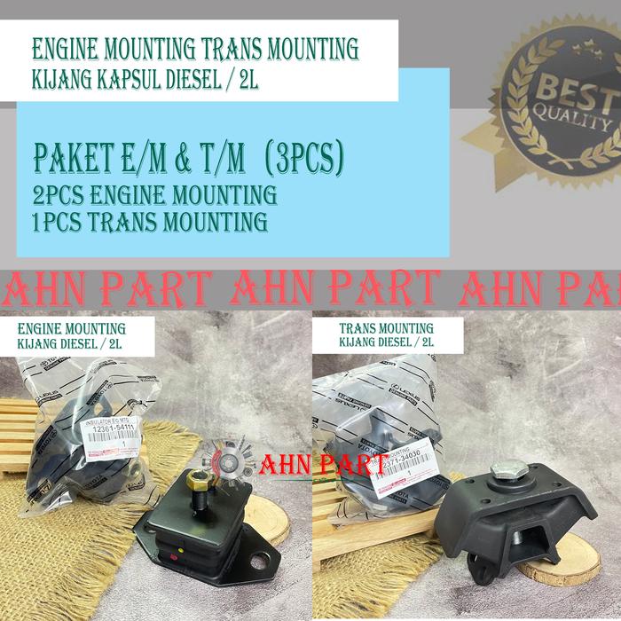 Jual ENGINE MOUNTING SET KIJANG KAPSUL DIESEL 2L 3PCS OEM - Jakarta ...