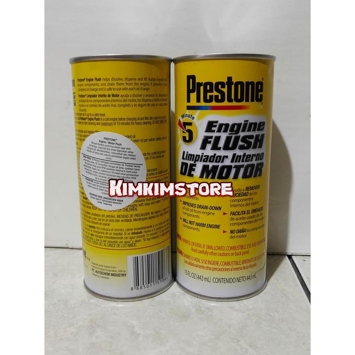 Jual Prestone Engine Flush Cairan Pembilas Penguras Pembersih Oli Mesin ...
