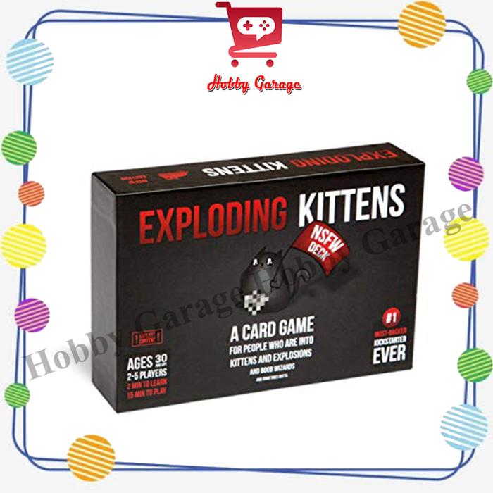 Jual Exploding Kittens NSFW Deck Kitten Board Games Card Game - Jakarta Barat - Hobby Garage ...