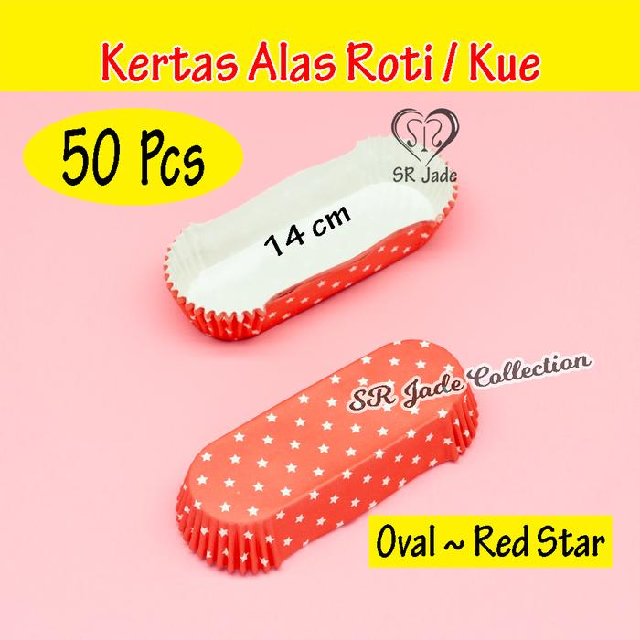 Jual Paper Cup Case Roti Bulat Kertas Roti Baking Bluder Bruder - Oval ...